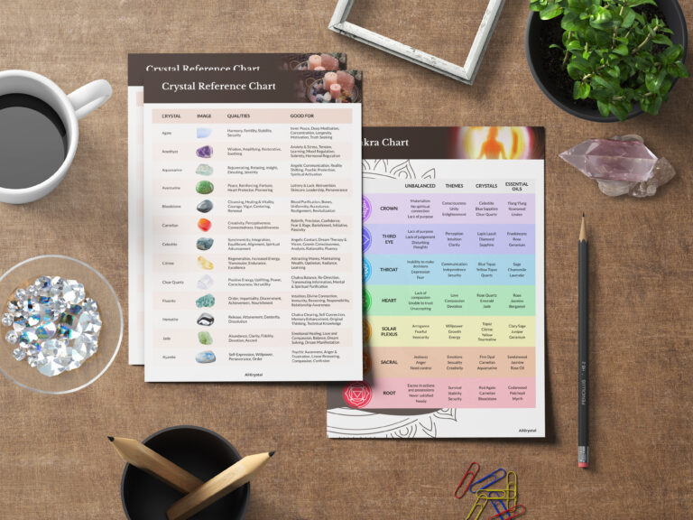 The Crystal Reference and Chakra Chart | All Crystal